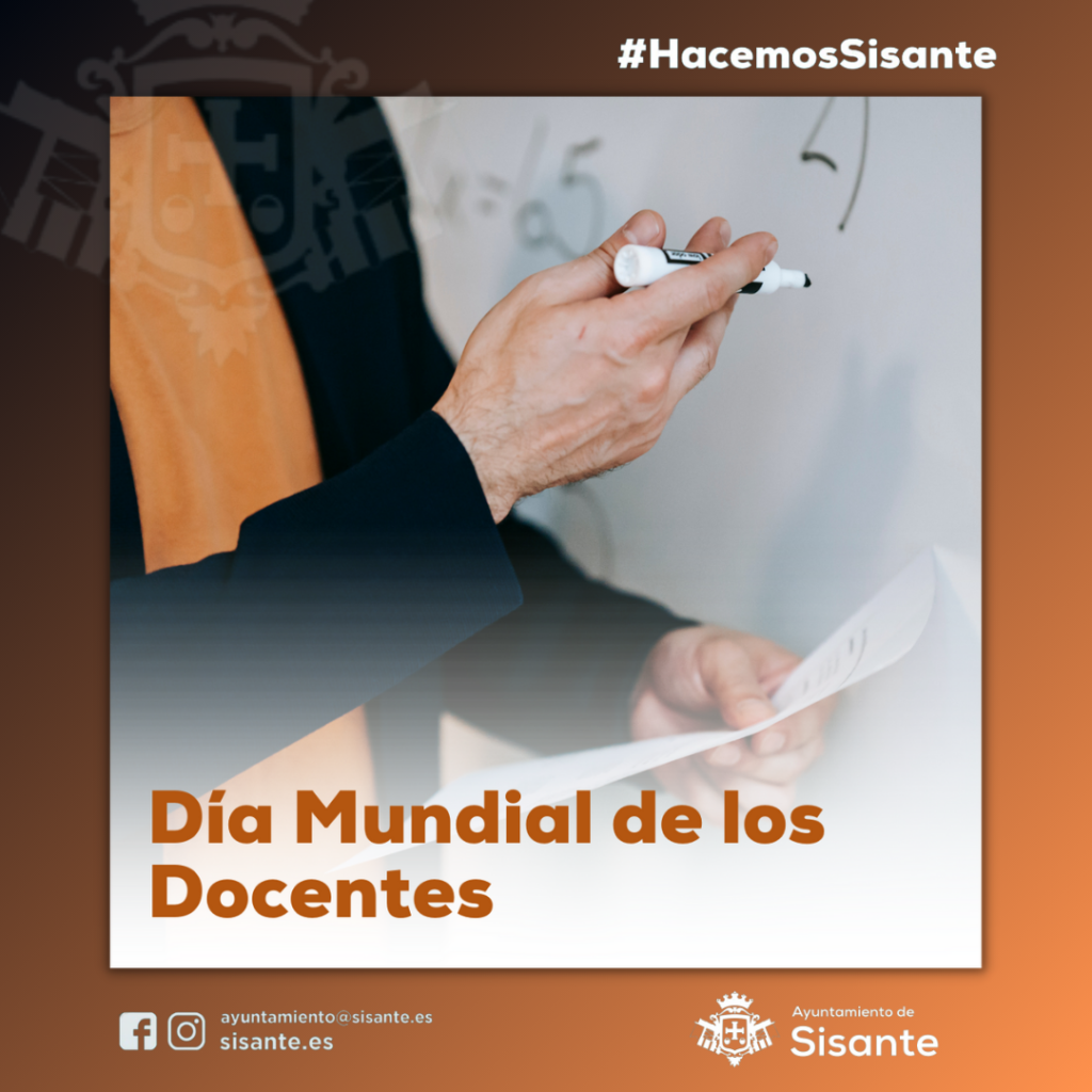 DIA MUNDIAL DE LOS DOCENTES - Excelentísimo Ayuntamiento de Sisante