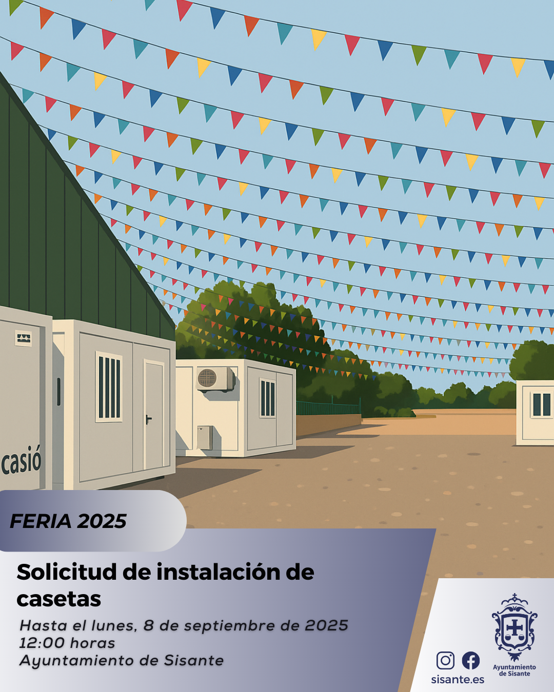 plazo para solicitar la instalación de casetas - Excelentísimo Ayuntamiento de Sisante